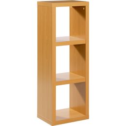 Regalw&uuml;rfel HEINE HOME, braun (buchefarben), B:39,5cm H:111cm T:29,5cm, MDF, Regale, Regalw&uuml;rfel