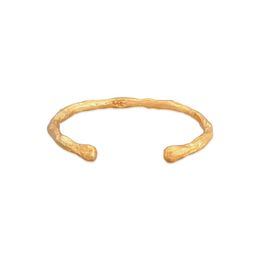 Armreif HAZE & GLORY "Armband Herren Armreif - Bones 925 Silber" Gr. 180, gold, Armb&auml;nder, Herren, Silber 925 (Sterlingsilber), Armreif