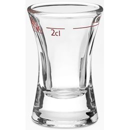 Schnapsglas Van Well "Wachtmeister Rotring", transparent, B:4,5cm H:6,8cm &Oslash;:4,5cm, Glas, Trinkgef&auml;&szlig;e, Schnapsglas, 0,2 L, geeicht, Sp&uuml;lmaschinengeeignet, Gastronomiequalit&auml;t, 24-tlg.