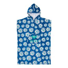 Badeponcho Roxy "Stay Magical Printed", Damen, coconut milk flower soul, Obermaterial: 100% Walkfrottier;, Hausm&auml;ntel Badeponcho