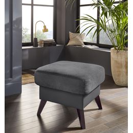 Hocker exxpo - SOFA FASHION "Samso", grau, B:57cm H:47cm T:57cm, Hocker, Hocker