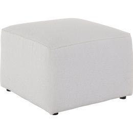 Hocker Home Affaire "Sundstrup", beige (natur), B:70cm H:47cm T:70cm, 93% Polyester, 6% Acryl, 1% Baumwolle, Hocker, Hocker, Modulserie, individuelle Zusammenstellung