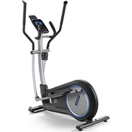 Crosstrainer Horizon Fitness "Milos 3.0", schwarz (schwarz, blau), CrosstrainerB:66cm H:163cm L:140cm, Crosstrainer, 130 kg max. Benutzergewicht, 20 Widerstandsstufen, B:66cm H:163cm L:140cm