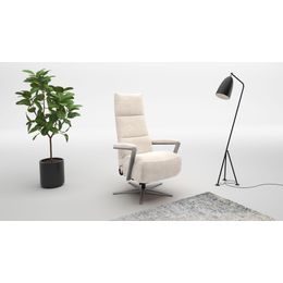 Sit & More TV-Sessel SIT & MORE "Vario Comfort, inkl. Kopfteilverstellung & 360 Drehfunktion", cream, B:70cm H:124cm T:85cm, 100% Polyester, Sessel, TV-Sessel, mit Herz-Waage-Funktion & 3 Motoren, H&ouml;he der Armlehnen 60cm