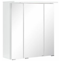 Spiegelschrank Welltime "Ravenna", wei&szlig;, B:80cm H:68cm T:20cm, Schr&auml;nke, Spiegelschrank, Breite 80 cm