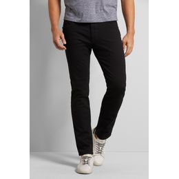5-Pocket-Hose Bugatti, Damen, Gr. 35, L&auml;nge 30, schwarz, 93% Baumwolle, 7% Elasthan, slim fit, Hosen 5-Pocket-Hose, mit Power Stretch