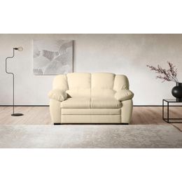 2-Sitzer COTTA "Casino", beige (creme), B:159cm H:88cm T:92cm, Luxus-Microfaser (100% Polyester);NaturLEDER, echtes Rindsleder, Sofas, 2-Sitzer, Polstergarnitur, auch als Set erh&auml;ltlich