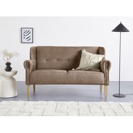 K&uuml;chensofa Home Affaire "Moro", braun (hellbraun), B:174cm H:99cm T:73cm, Sofas, K&uuml;chensofa, in verschiedenen Stoffe und Farben