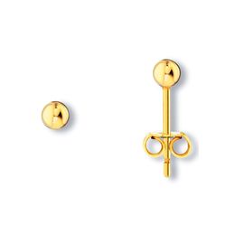 Paar Ohrstecker ONE ELEMENT "Kugel Ohrringe Ohrstecker aus 333 Gelbgold", gold, Ohrringe, Damen, Gelbgold 333, Paar Ohrstecker