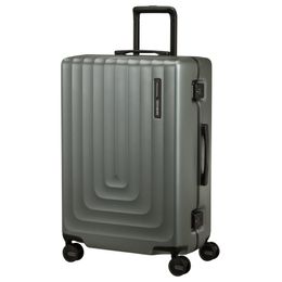Hartschalen-Trolley Samsonite "FOCUS, verschiedene Gr&ouml;&szlig;en und Farben", Damen, Gr. B/H/T: 47cm x 69cm x 27cm 75 l, matt sage khaki, Polycarbonat, Koffer Hartschalen-Trolley, Reisegep&auml;ck, Hartschalen-Koffer, TSA-Schloss