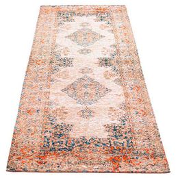 Teppich Tom Tailor HOME "Funky Orient Kirman", bunt (multi), B:75cm H:5mm L:290cm, Baumwolle, Kunstfaser, Teppiche, Teppich, Kurzflor, Orient-Optik, Vintage Design, auch als L&auml;ufer