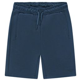Shorts Cars Jeans "Kids AENGUS Short", Jungen, Gr. 8 (122), N-Gr, blau (navy), Web, Obermaterial: 85% Baumwolle, 15% Polyester, unifarben, regular fit, Hosen Shorts