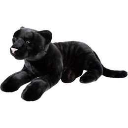Kuscheltier Heunec "Misanimo, Panther XL liegend", schwarz, Pl&uuml;schfiguren, KinderB:29cm H:52cm T:32cm, Polyester, Kuscheltier, B:29cm H:52cm T:32cm