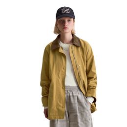 Marc O'Polo Cabanjacke MARC O'POLO DENIM "relaxed fit aus Cotton-Nylon-Mix", Damen, Gr. S, golden ocher, Web, Obermaterial: 67% Baumwolle, 33% Polyamid, relaxed fit h&uuml;ftbedeckend, Jacken Cabanjacke