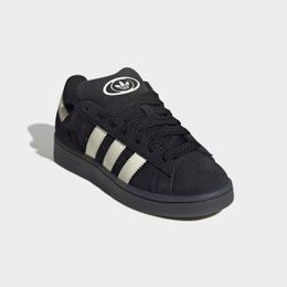 Sneaker adidas originals "CAMPUS 00S", Damen, Gr. 41, core schwarz, cream wei&szlig;, gold metallic, Leder, Schuhe Sneaker