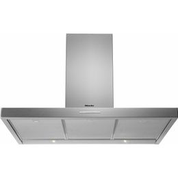 Miele Wandhaube "PUR 98 W", Energieeffizienz: A, silber (edelstahlfarben), B:89,8cm H:68,5cm T:50cm, Dunstabzugshauben, F&uuml;r jede Wohnsituation passend &ndash; abluft- und umluftf&auml;hig, Wandhaube