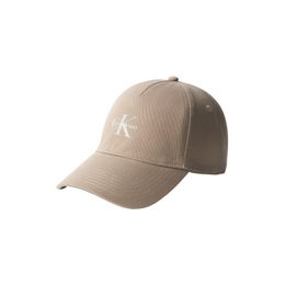 Baseball Cap Calvin Klein Jeans, Damen, desert taupe, Web, Baumwolle, unifarben, Caps Baseball Cap, in der Weite verstellbar, reine Baumwolle