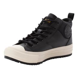 Sneaker Converse "CHUCK TAYLOR ALL STAR MALDEN STREET WATERPROOF BOOT", Herren, Gr. 39,5, schwarz (total eclipse, schwarz), Synthetik, Schuhe Sneaker, wasserddicht