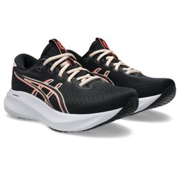 Laufschuh asics "GEL-EXCITE 11", Damen, Gr. 41,5, schwarz, pearl pink, Synthetik, Schuhe Laufschuh