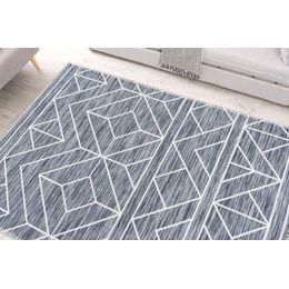 Teppich Arte Espina "Maya 200", grau (anthrazit), B:160cm H:5mm L:230cm, Polyester, Teppiche, Teppich