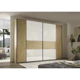 Schwebet&uuml;renschrank STAUD "Sonett 321G, Made in Germany", eiche, ws, B:298cm H:240cm T:68cm, Holzwerkstoff, Schr&auml;nke, Schwebet&uuml;renschrank, mit vier verschiedenen Ausstattungsvarianten