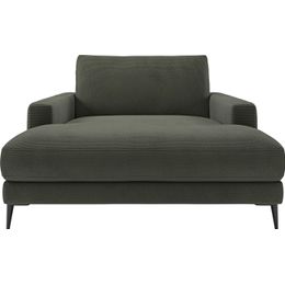 Chaiselongue Home Affaire "Downtown Loungem&ouml;bel zum Relaxen, B/T/H: 132/170/84 cm", gr&uuml;n (oliv), B:132cm H:84cm T:170cm, 95% Polyester, 5% Nylon, Sofas, Chaiselongue, auch in Boucl&eacute;, Cord und Easy care - leicht mir Wasser zu reinigen