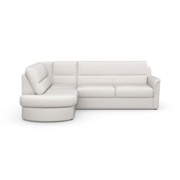 Sit & More Ecksofa SIT & MORE "Panini L-Form", silber, B:243cm H:87cm T:175cm, Sofas, Ecksofa, wahlweise mit Bettfunktion und Bettkasten