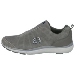 Br&uuml;tting Sneaker BR&Uuml;TTING "Freizeitschuh Dallas Slipper", Herren, Gr. 41, grau, Veloursleder, Schuhe Sneaker