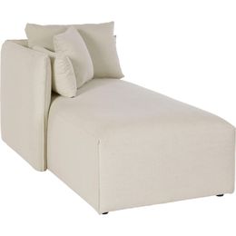 Ottomane OTTO HOME "N&ouml;re", beige (natur), B:90cm H:74cm T:172cm, Samtoptik (100% Polyester);Struktur (100% Polypropylen);Webstoff (100% Polyester);Struktur fein (100% Polyester);Luxus-Microfaser Lederoptik (100% Polyester);Baumwoll-/Leinenmix (60% Baumwolle/40% Leinen), Sofas, Ottomane, Modul - zum Zusammenstellen; in vielen Bezugsqualit&auml;ten und Farben
