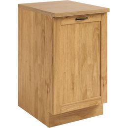 Unterschrank Home Affaire "Teramo", natur, B:50cm H:85cm T:60cm, Massivholz, Schr&auml;nke, Unterschrank, Breite 50 cm, 1 T&uuml;r, 1 Einlegeboden