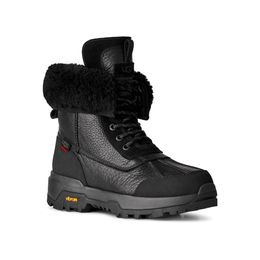 UGG Australia Snowboots UGG "Adirondack Boot XXV", Damen, Gr. 7 (38), schwarz, Leder, Synthetik, Textil, Veloursleder, Schuhe Snowboots, Snowboots, Outdoorboots mit Membran