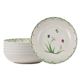 Villeroy & Boch Schale VILLEROY & BOCH "Salatschalen Colourful Spring &oslash; 18,7 cm 6er Set bunt", bunt, Sch&uuml;sseln, Schale