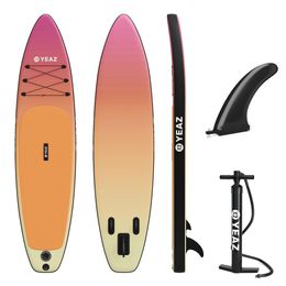 Inflatable SUP-Board YEAZ "SUP Board PARADISE BEACH - EXOTRACE PRO -", orange, Wassersportboards, Inflatable SUP-Board
