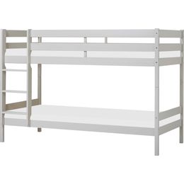 Etagenbett Hoppekids "ECO Comfort Kinderbett 90x200 oder 70x160 aus Massivholz in 4 Farben", grau, B:101cm H:140cm L:206cm, Etagenbetten, Etagenbett, T&Uuml;V, FSC und Nordisches Umweltzeichen &ndash; wahlweise mit Matratzen