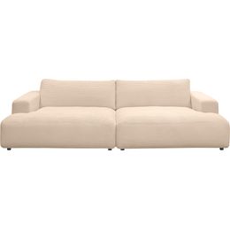 Loungesofa Musterring "Lucia", beige (nature), B:292cm H:81cm T:147cm, Sofas, Loungesofa, Cord-Bezug, Breite 292 cm