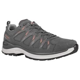 Wanderschuh Lowa "INNOX EVO II GTX WS", Damen, Gr. 39,5, asphalt, lachs, Textil, Schuhe Wanderschuh, wasserdicht, winddicht,atmungsaktiv dank GORE-TEX Membrane