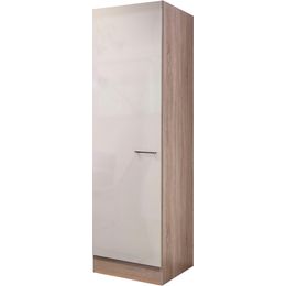 Seitenschrank Flex-Well "Nepal", braun (kaschmir glanz, sonoma eiche), B:50cm H:200cm T:57,1cm, Holzwerkstoff, Schr&auml;nke, Seitenschrank, (B x H x T) 50 x 200 x 57 cm, f&uuml;r viel Stauraum