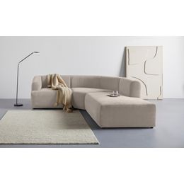 Ecksofa "LYZA L-Form links/rechts, Modularsofa, Ma&szlig;e B/T/H: 211/267/74 cm", taupe, B:211cm H:74cm T:267cm, 100% Polyester, LeGer Home by Lena Gercke, Sofas, Ecksofa, aus 3 Modulen, zusammen oder einzeln stellbar