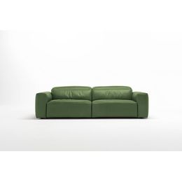 2,5-Sitzer Egoitaliano "Beverly, Designsofa mit erstklassigem Sitzkomfort und tollen Details", gr&uuml;n, B:242cm H:95cm T:109cm, Sofas, 2 5-Sitzer, Breite 242 cm, verstellbare Kopfteile