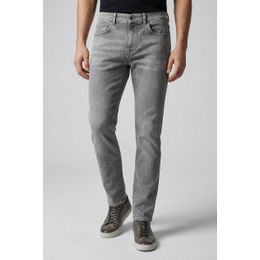 Slim-fit-Jeans Pepe Jeans "SLIM JEANS HATCH", Damen, Gr. 30, L&auml;nge 32, grau washed, Denim/Jeans, Obermaterial: 84% Baumwolle, 15% Polyester, 1% Elasthan, slim fit, Jeans Slim-fit-Jeans, mit Regular Waist