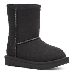 UGG Australia Schlupfboots UGG "T CLASSIC II", M&auml;dchen, Gr. 7 (23,5), schwarz, Lammfell, Veloursleder, Schuhe Schlupfboots, mit Warmfutter