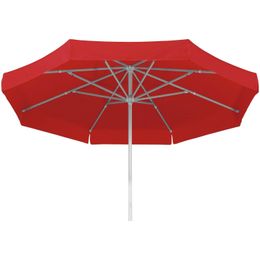 Marktschirm Schneider Schirme "Jumbo", rot, Obermaterial: 100% Polyester, Standschirme, Marktschirm, &Oslash;xH: 400x295 cm, Aluminium/Polyester