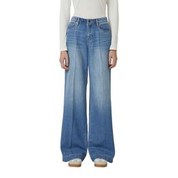 Weite Jeans s.Oliver, Damen, Gr. 44, L&auml;nge 32, mid blau, Denim/Jeans, Obermaterial: 61% Lyocell, 39% Baumwolle, unifarben, weit lang, Jeans Weite Jeans, im Five-Pocket Style