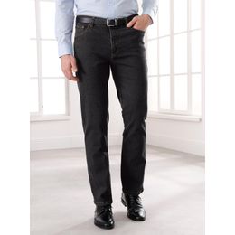 5-Pocket-Jeans CLASSIC, Herren, Gr. 46, Normalgr&ouml;&szlig;en, schwarz (schwarz, denim), 98% Baumwolle, 2% Elasthan, unifarben, lang, Jeans 5-Pocket-Jeans