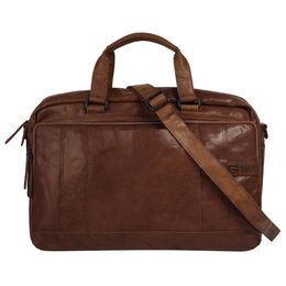 SPIKES & SPARROW Reisetasche SPIKES & SPARROW, Herren, Gr. B/H/T: 43cm x 28cm x 14cm onesize, braun (cognac), Leder, Taschen Reisetasche, echt Leder
