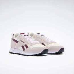 Sneaker Reebok CLASSIC "REEBOK GLIDE", Damen, Gr. 42, chalk, luxe grau, schwarz cherry, Leder, Synthetik, Schuhe Sneaker