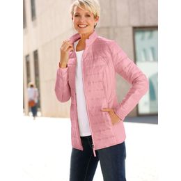 Steppjacke Classic Basics, Damen, Gr. 50, rosa (rosenquarz), 100% Polyester, unifarben, figurumspielend, Jacken Steppjacke