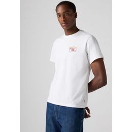 Levi's T-Shirt LEVI'S "LV T-Shirt RELAXED", Herren, Gr. M, wei&szlig;, Jersey, Obermaterial: 100% Baumwolle, bedruckt, relaxed fit h&uuml;ftbedeckend, Rundhals, Shirts T-Shirt