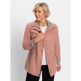Anorak CLASSIC, Damen, Gr. 48, rot (rosenholz), 89% Polyester, 11% Polyamid, unifarben, Jacken Anorak