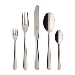 Villeroy & Boch Besteck-Set VILLEROY & BOCH "Tafelbesteck Liam 30er Set silber", silber, Essbesteck-Sets, Besteck-Set